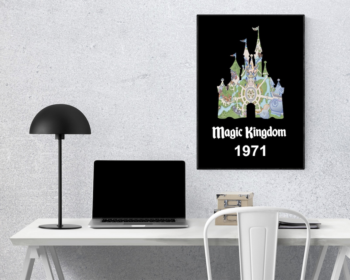 Magic Kingdom Poster Print DIY Printable Wall Art Home Decor Living ...