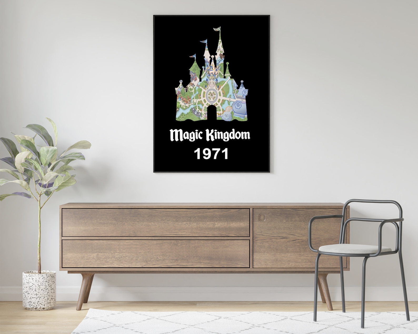Magic Kingdom Poster Print DIY Printable Wall Art Home Decor Living ...