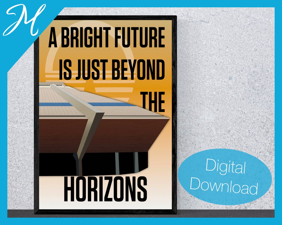 Epcot Horizons Poster Vintage Poster Epcot Poster DIY Printable Wall ...