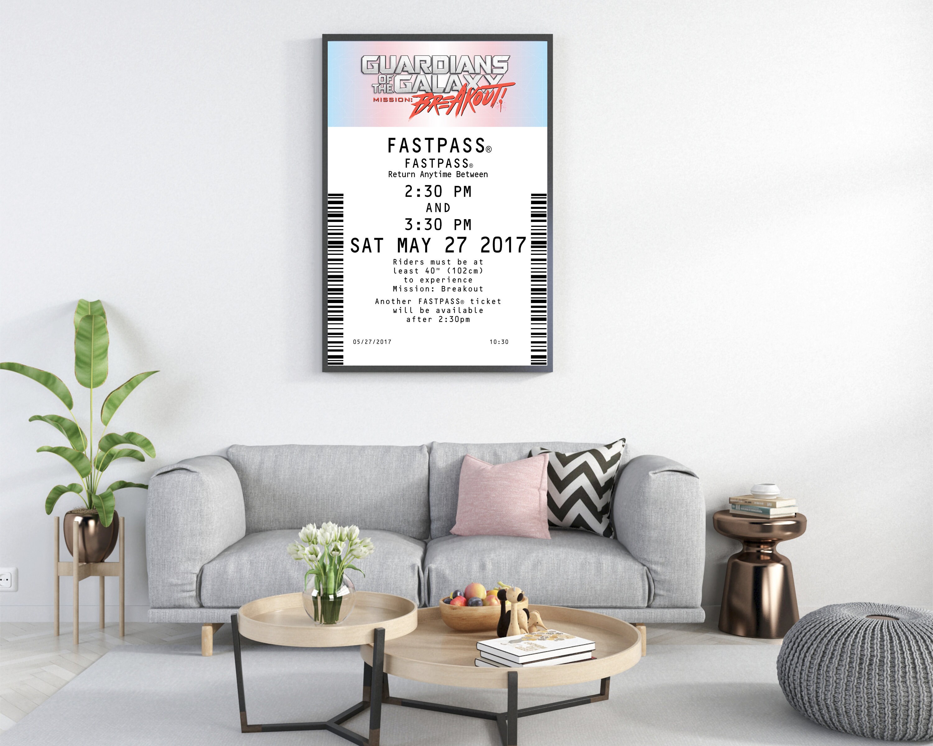 Mission Breakout Poster fastpass Ticket Trans Pride Vintage Poster Home ...