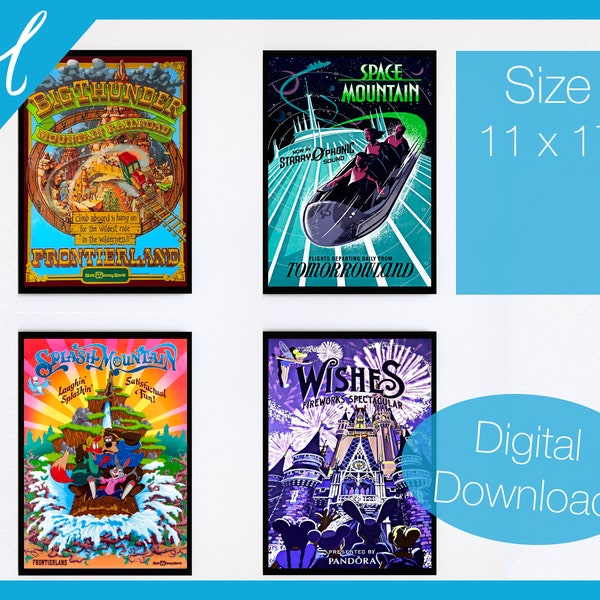 Large Mountain Poster - Etsy