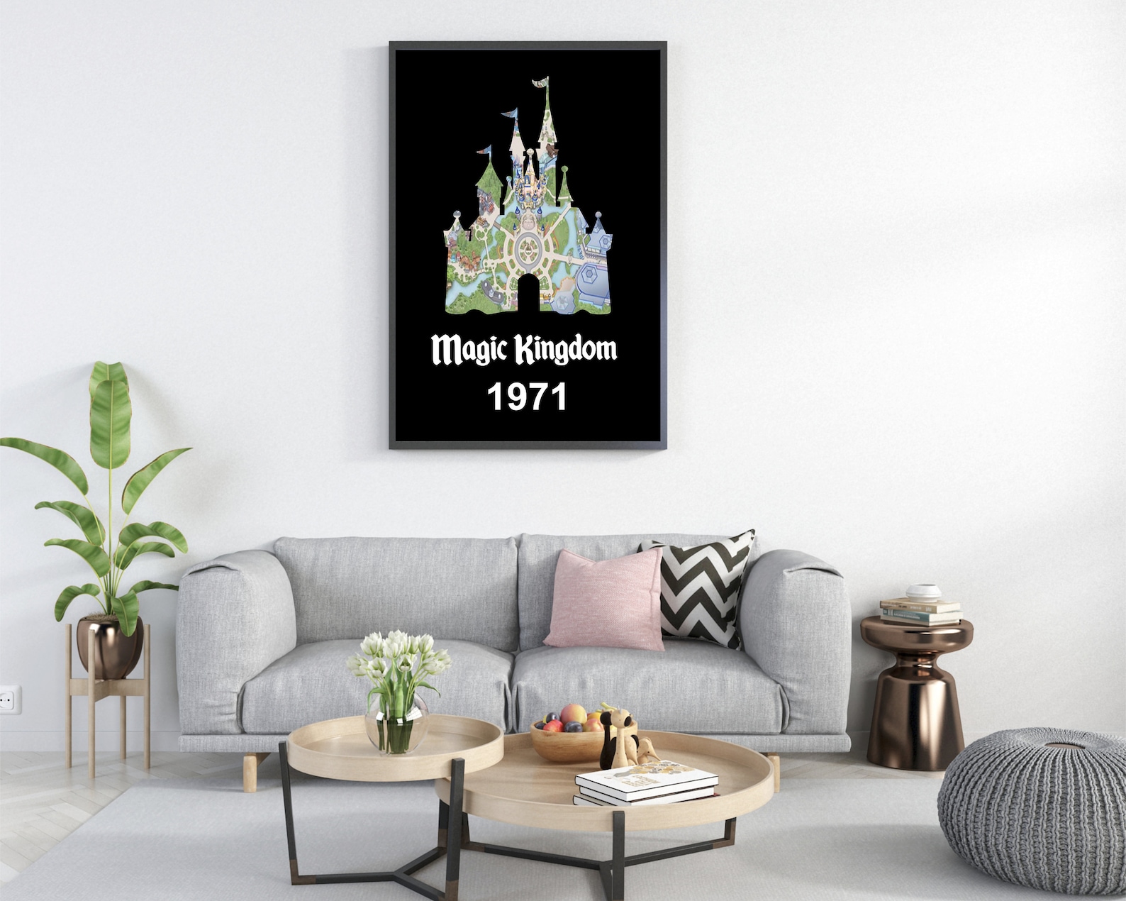 Magic Kingdom Poster Print DIY Printable Wall Art Home Decor Living ...