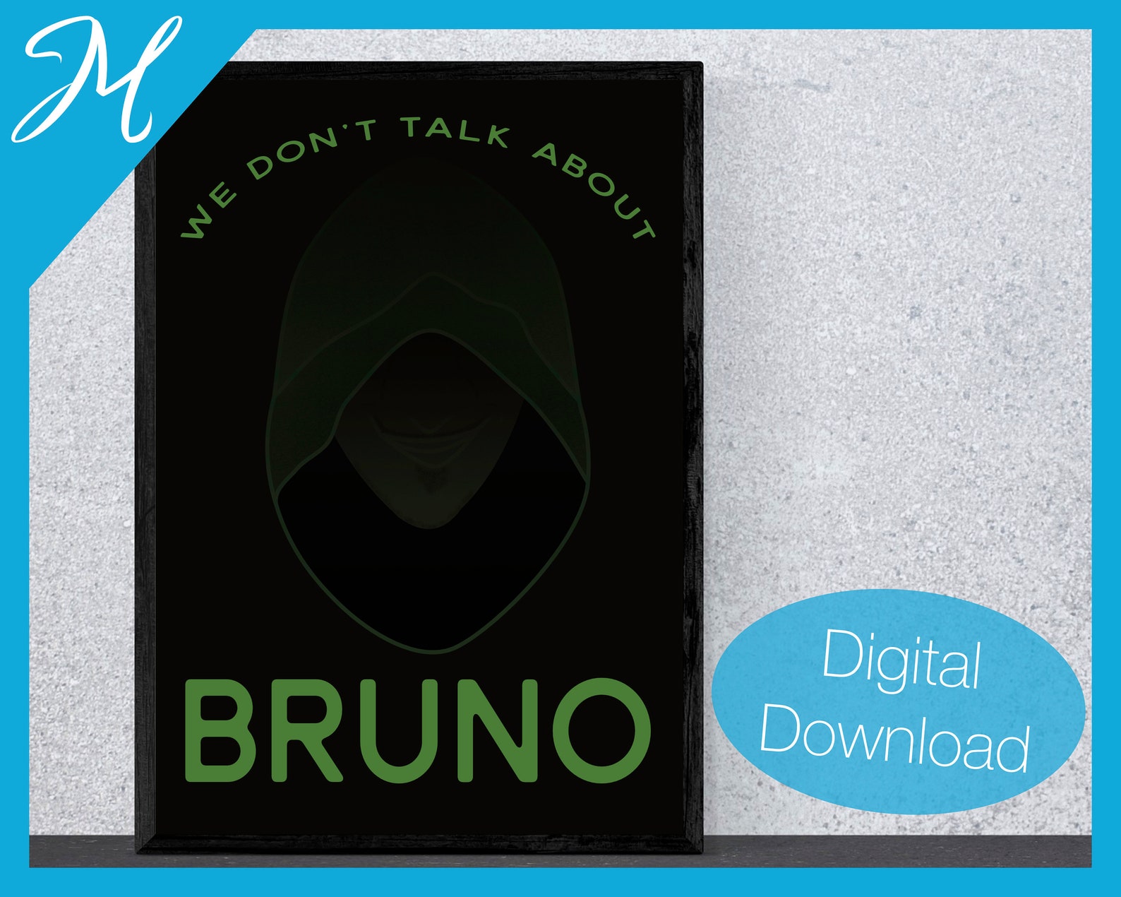 Bruno Encanto Poster Prints We Dont Talk About Bruno Set - Etsy