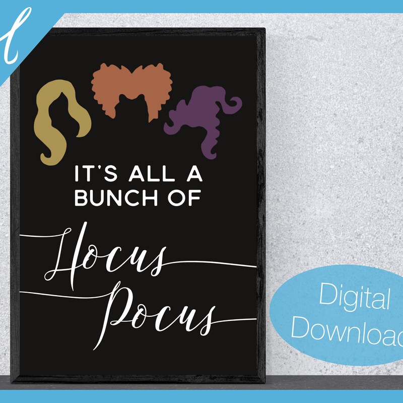 Hocus Pocu Poster - Etsy