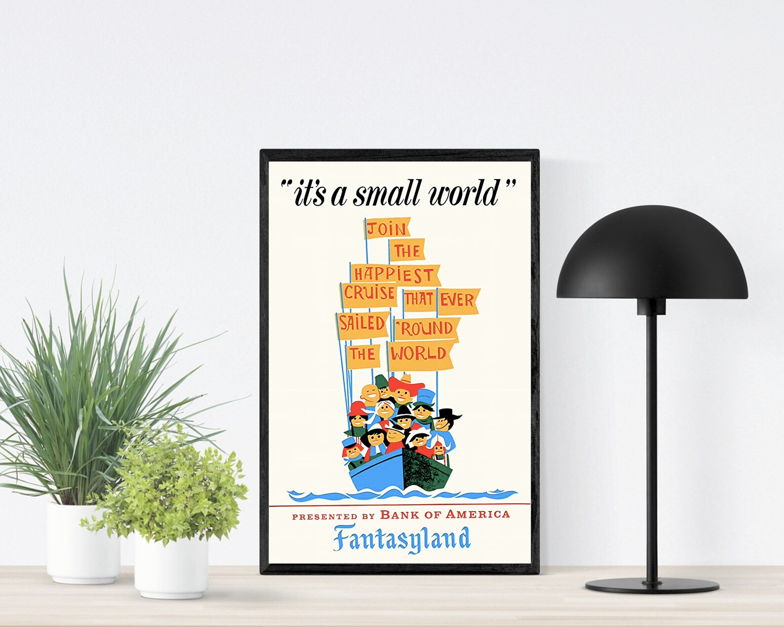 Its a Small World Poster Vintage Poster DIY Printable Wall - Etsy