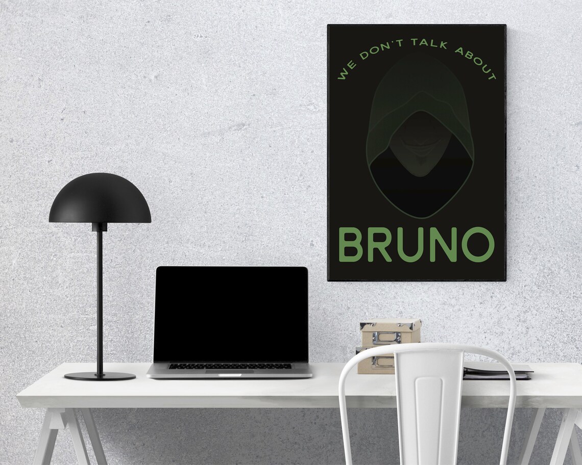 Bruno Encanto Poster Prints We Dont Talk About Bruno Set | Etsy