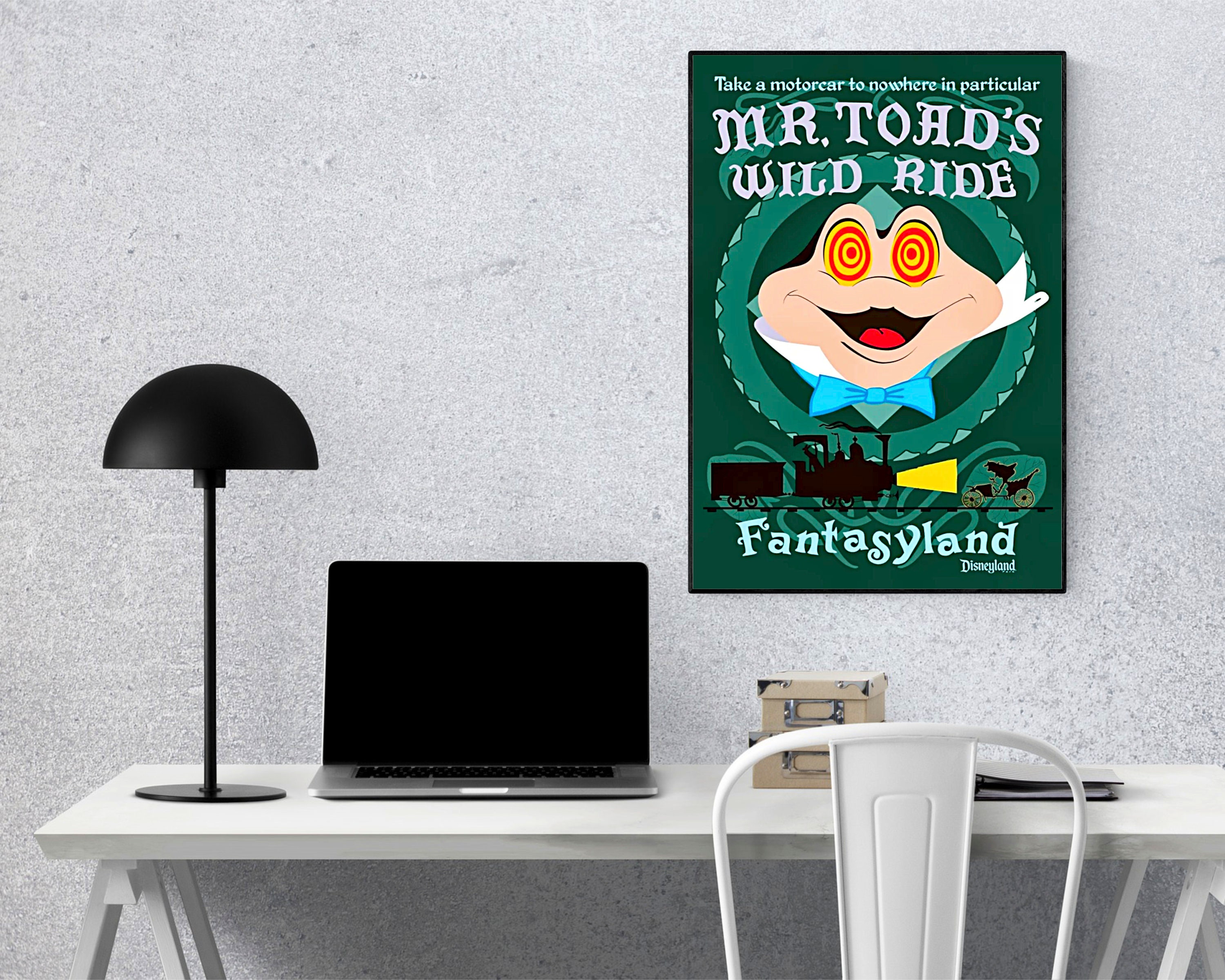 Mr Toads Wild Ride Poster Vintage Poster DIY Printable - Etsy