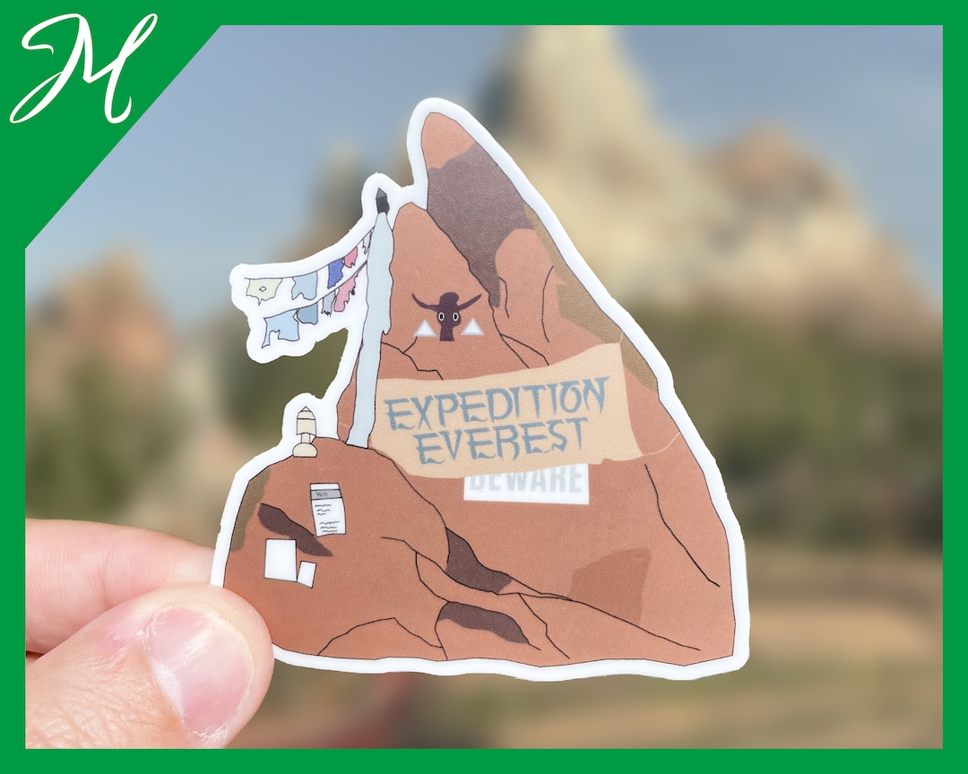 Expedition Everest Sticker | Laptop Sticker | Phone Case Sticker ...
