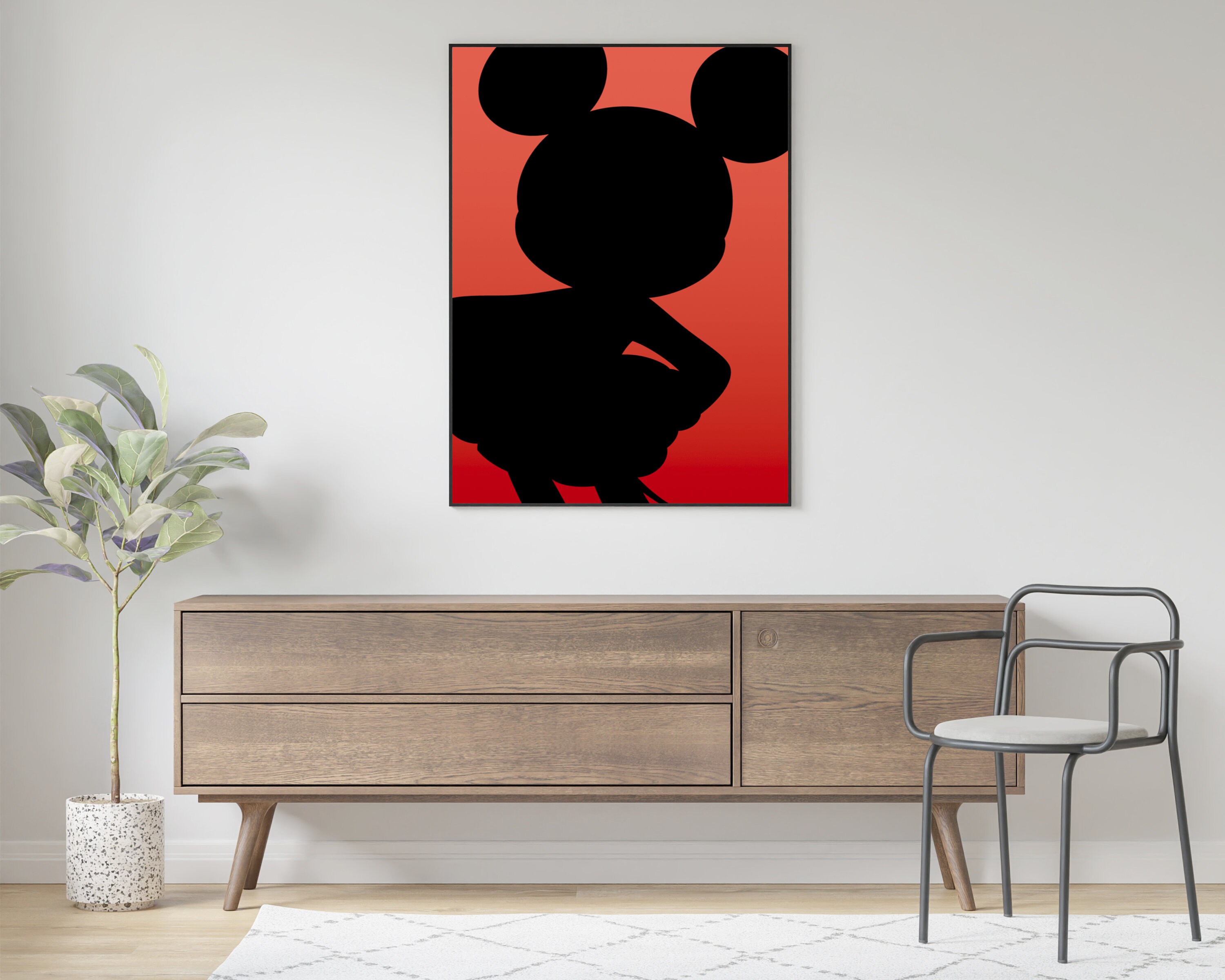 Mickey Wall Art Poster Prints Printable Wall Art Movie Poster DIY Home ...