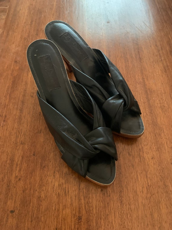 Vintage 70s wooden platform - Gem