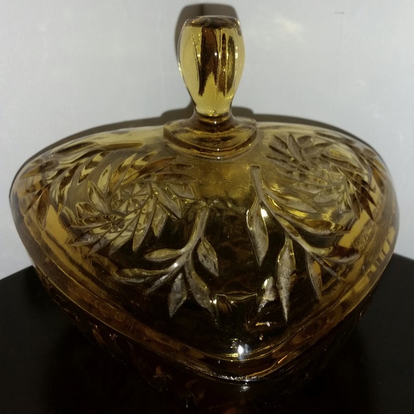 Amber Candy Dish - Etsy