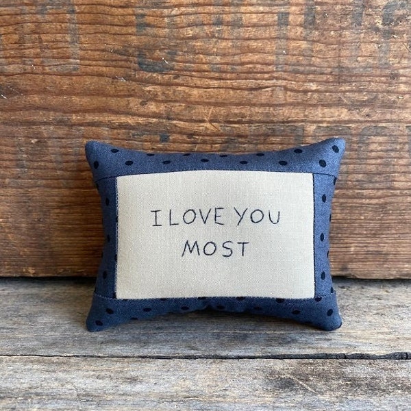I Love You Pillow Etsy