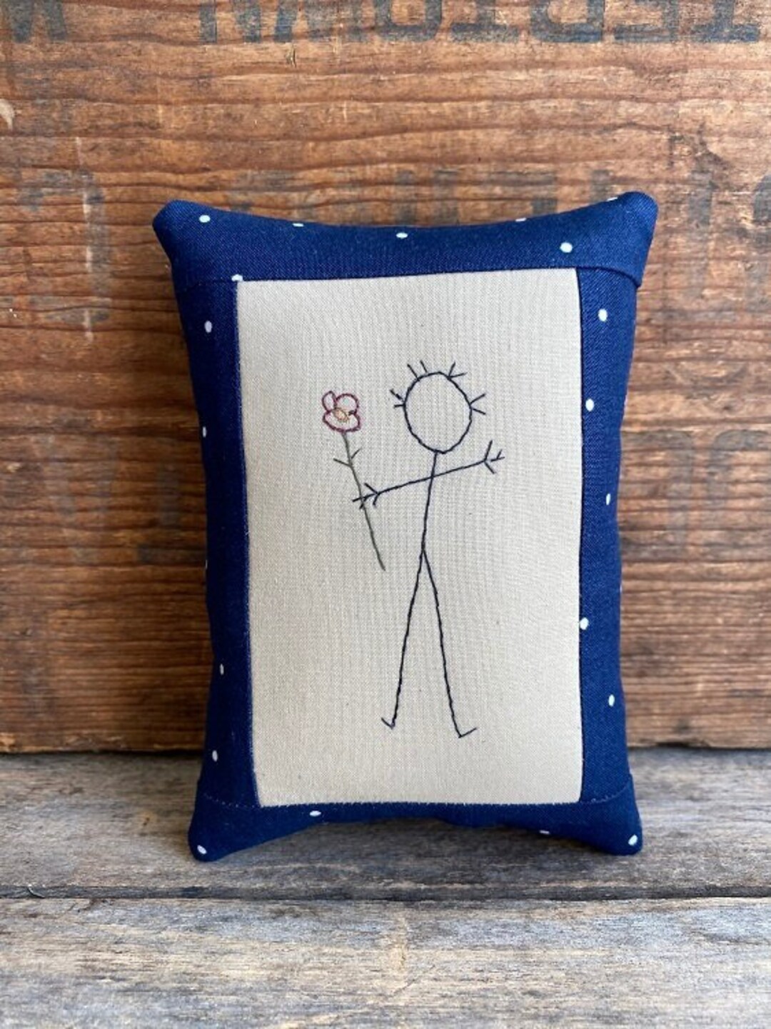 Friendship Pillow. Stick Figure Pillow. Thinking of You Pillow. Love ...