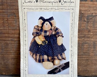 Primitive Bear Pattern - Etsy