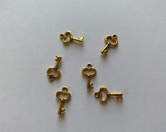Gold Skeleton Key - Etsy