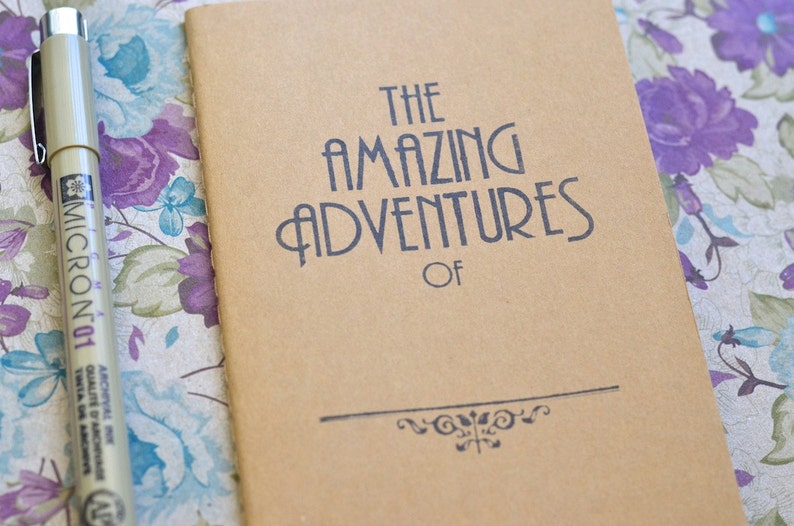 SMALL Personalised Pocket Sized Travel Journal | Hand Stamped Amazing ...