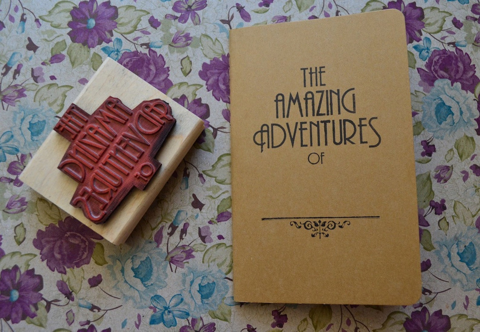 SMALL Personalised Pocket Sized Travel Journal | Hand Stamped Amazing ...