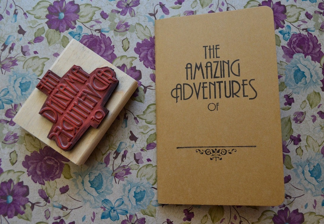 SMALL Personalised Pocket Sized Travel Journal | Hand Stamped Amazing ...