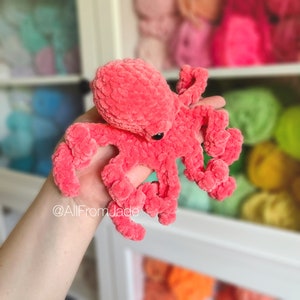 NO-SEW Crochet Pattern: Paula the Octopus (english/french) - Amigurumi ...