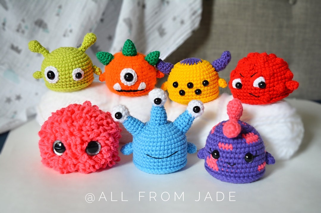 CROCHET PATTERNS : Complete Mini Monsters Collection (english and ...