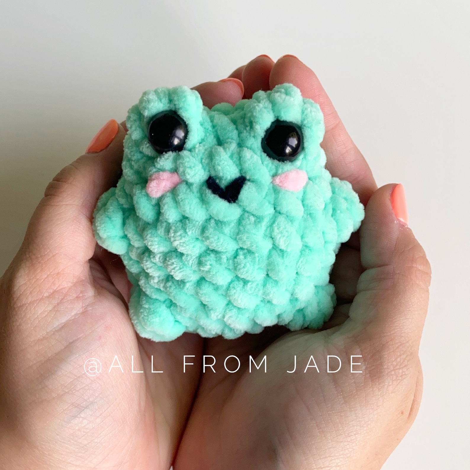 NO SEW Crochet PATTERN: Chubby Frog english/french - Etsy