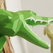 Crocodile DIY Wall Sculpture, Paper Alligator, Croc Trophy Teeth ...