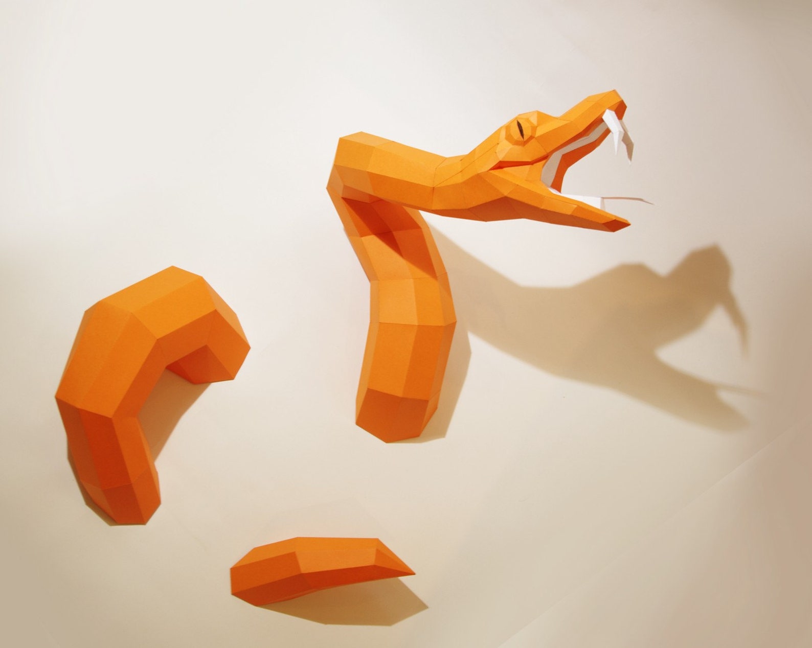 Snake Papercraft Kit by Paperwolf - Etsy