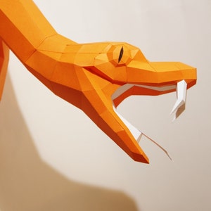Snake Papercraft Kit by Paperwolf - Etsy