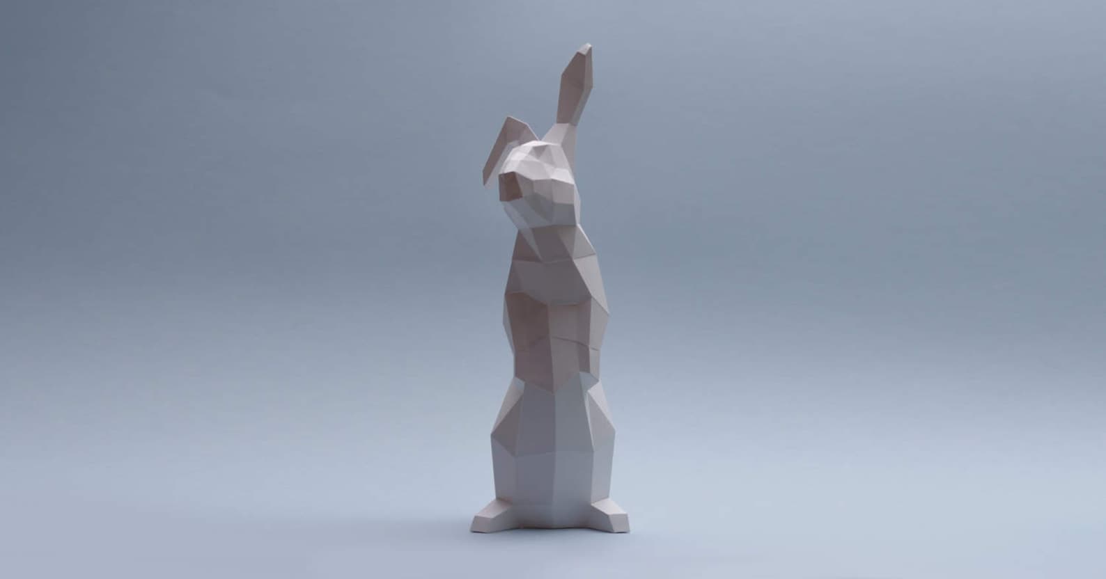 DIY Bunny Rabbit Sculpture Paper Bunny | Etsy