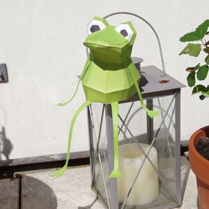Papercraft Frog - PRE-CUT Sheets - Etsy