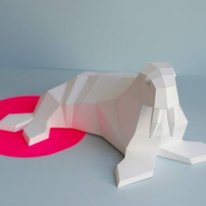 Walrus Family, Paper DIY Project, PDF Ebook Version, Print Yourself - Etsy