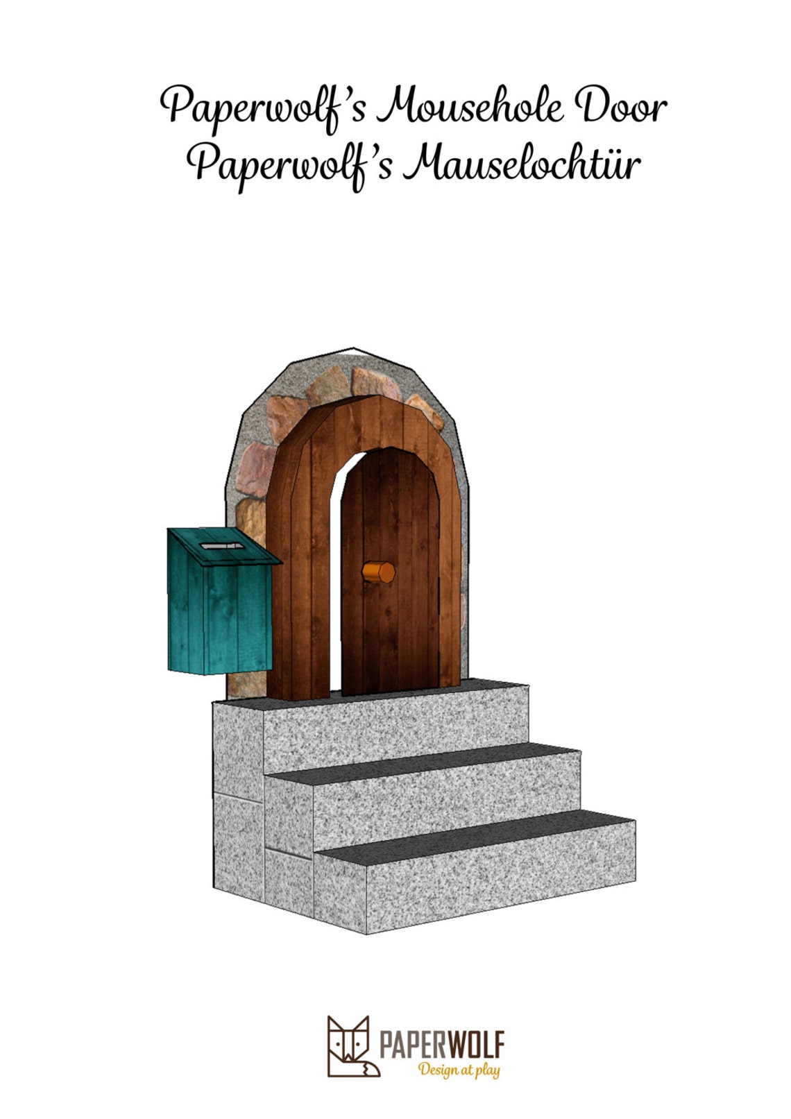 Fairy Door, Mousehole Door, Fantastic Worlds Behind (PDF + SVG) - Etsy