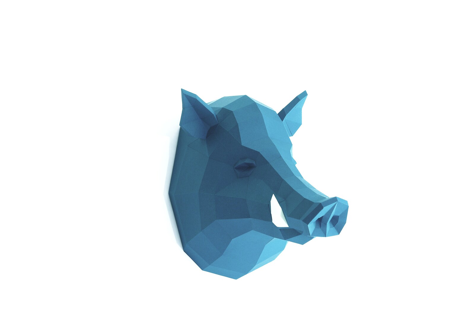 Wild Boar Paper Sculpture by Paperwolf. Chose Main Color. DIY ...