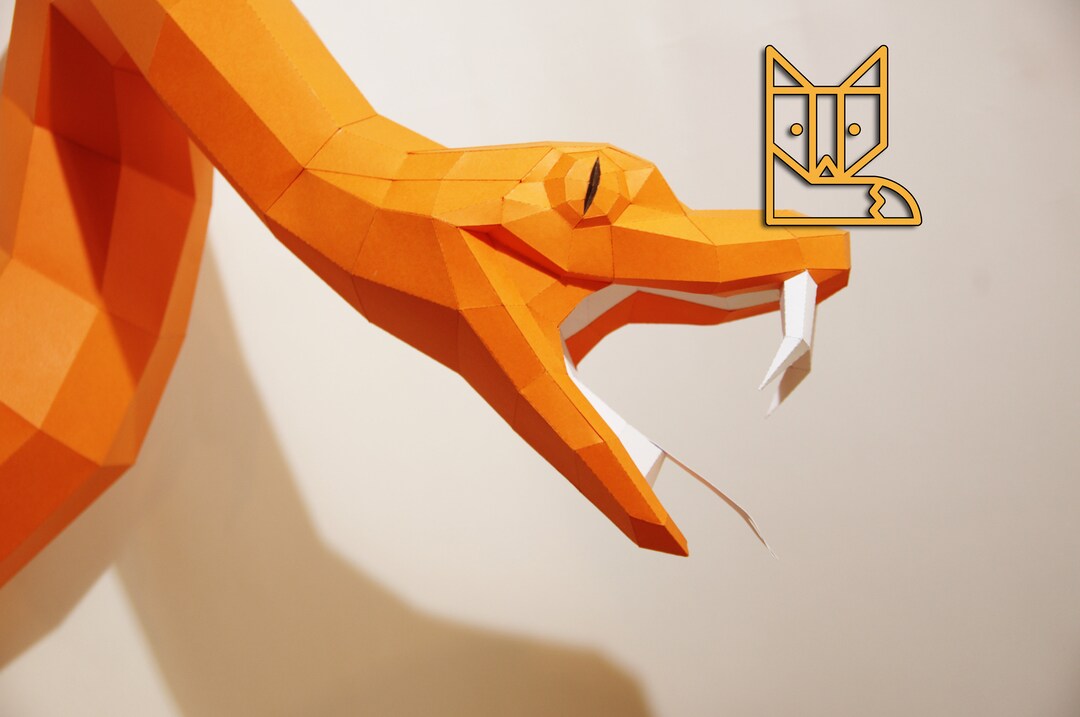 Snake Papercraft Kit by Paperwolf - Etsy