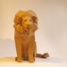 Guardian Lion Little Statue, Papercraft Kit Paper, Lion Figurine, Paper ...