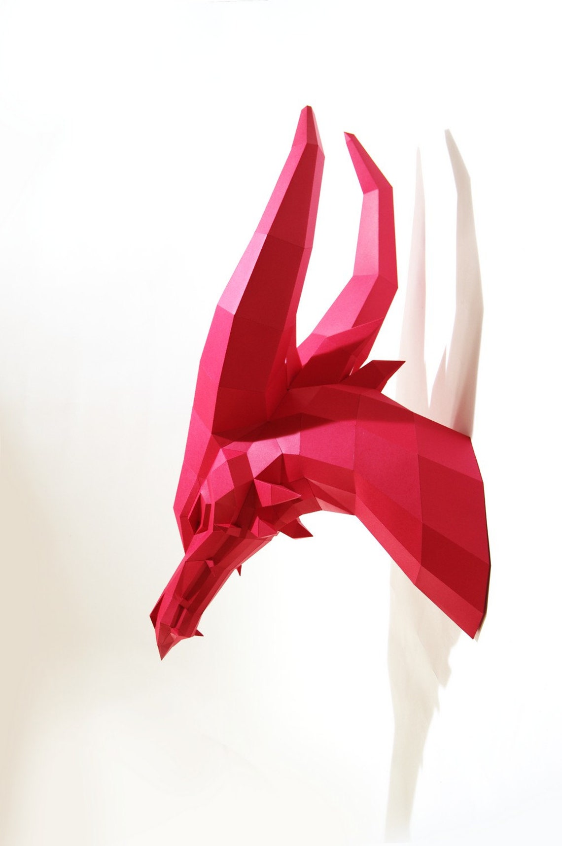 SMALL Dragon - Papercraft Kit - Etsy Israel