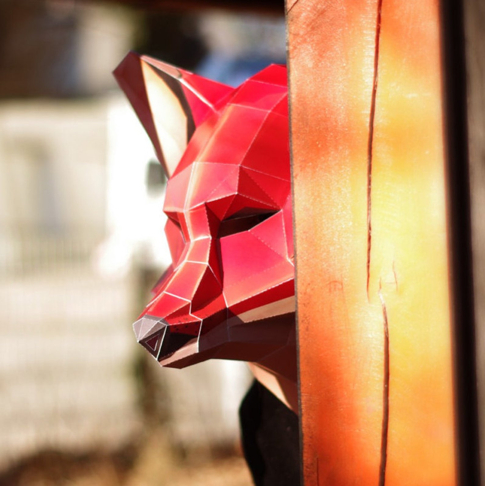 Fox Mask DIY Papercraft Digital Download - Etsy
