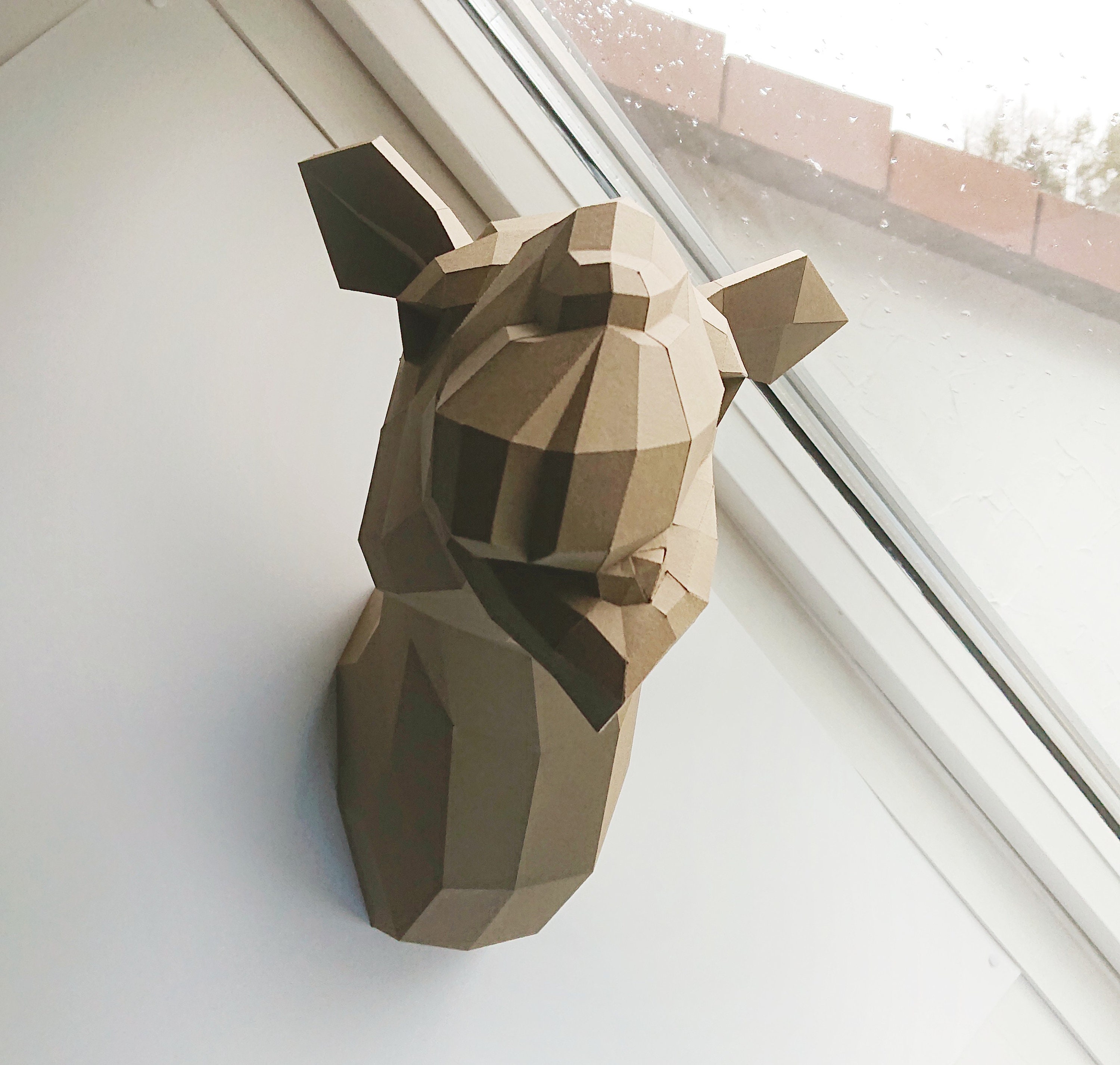 Paperwolf Camel DIY Paper Sculpture | Etsy