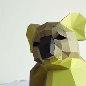 Koala Down-under Paper Sculpture DIY Project - Etsy