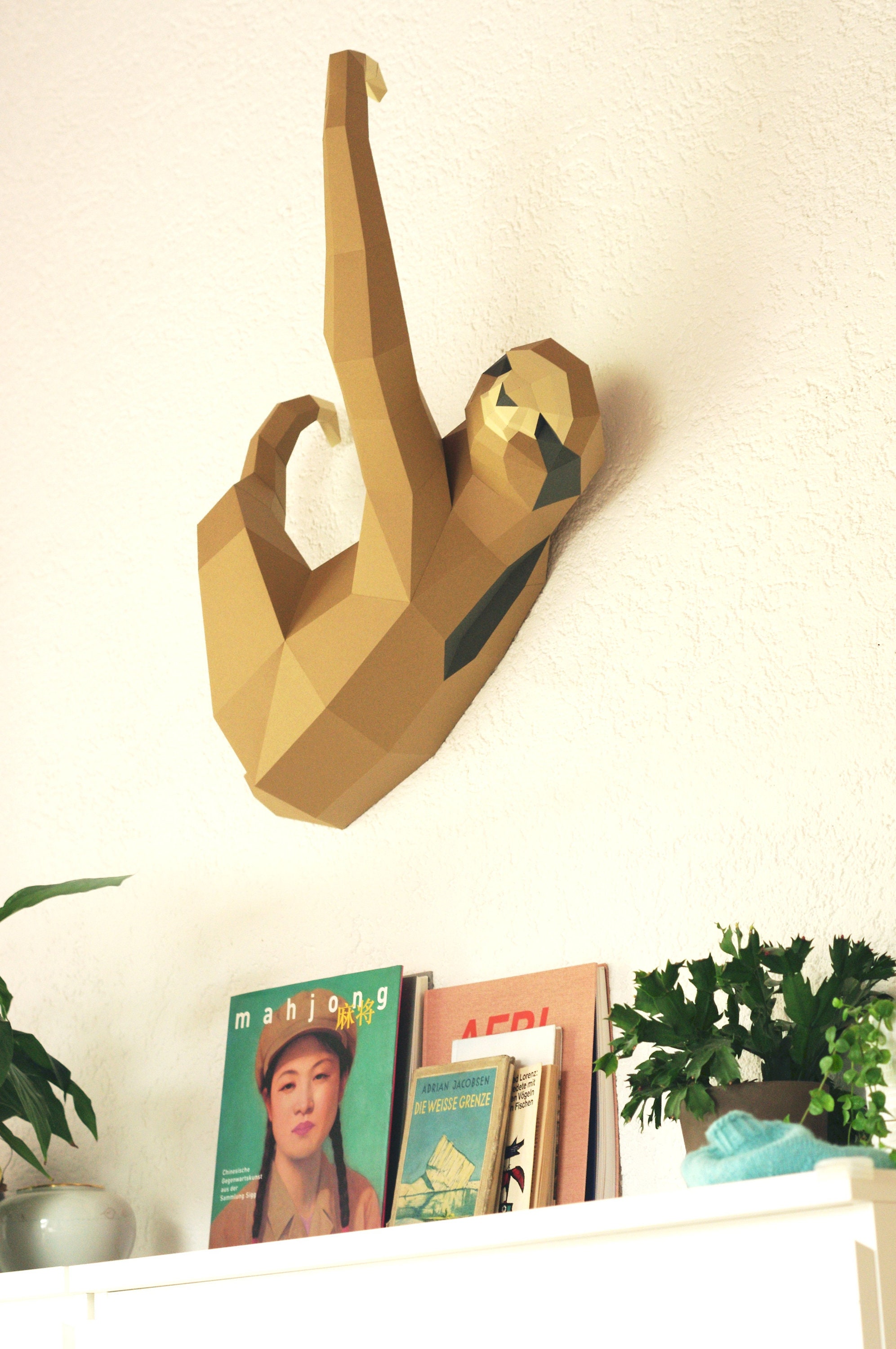 Paperwolf Sloth DIY Paper Sculpture - Etsy