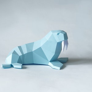 Walrus Family, Paper DIY Project - Etsy