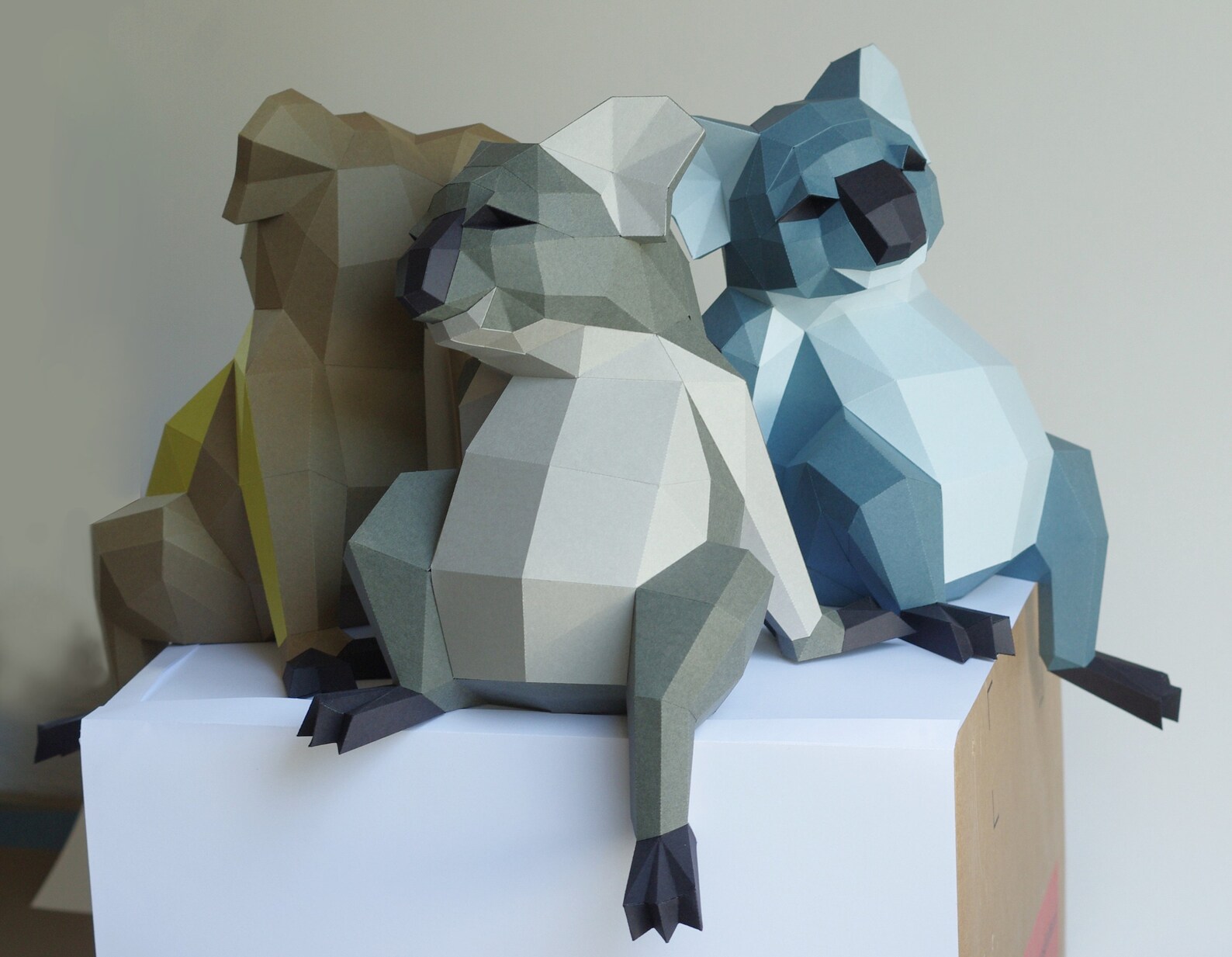 Koala Down-under Paper Sculpture DIY Project - Etsy
