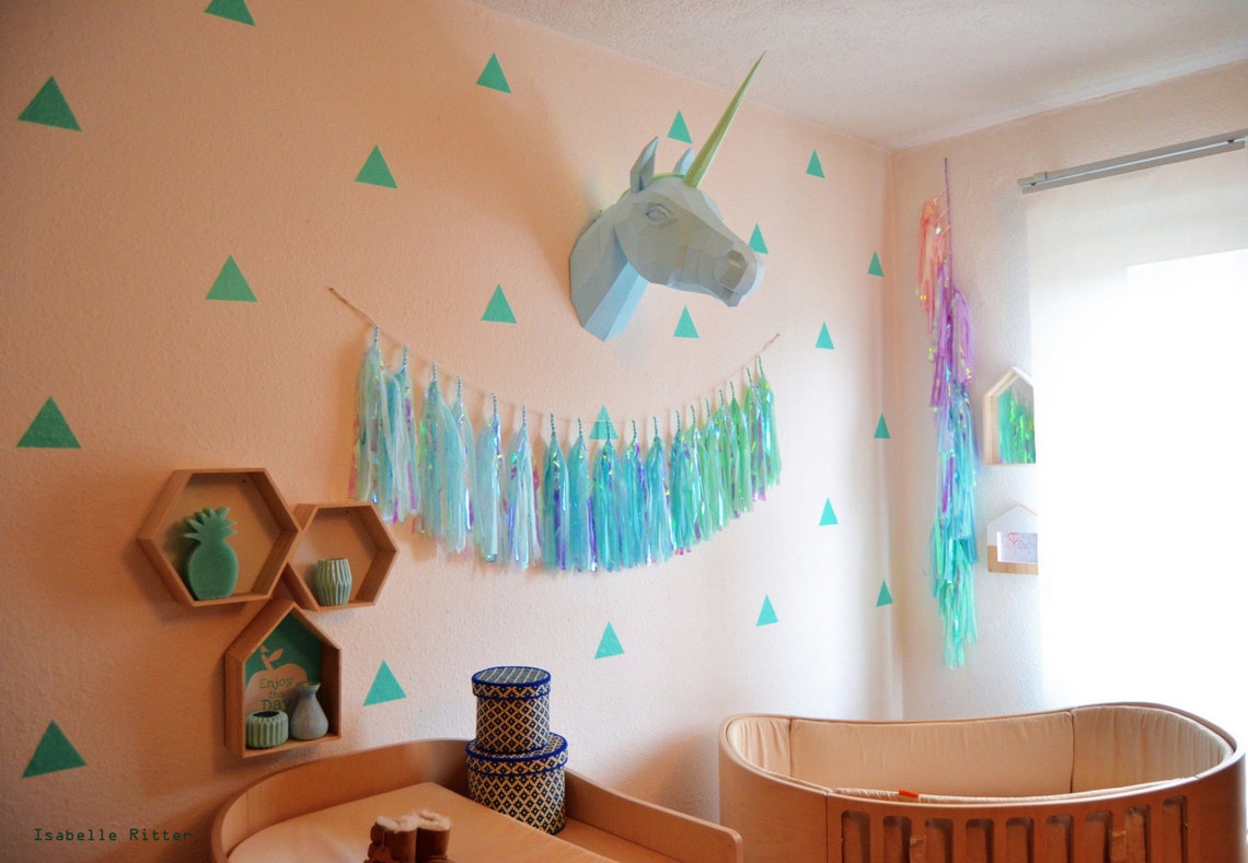 The Original Papercraft Unicorn Paper Trophy | Etsy