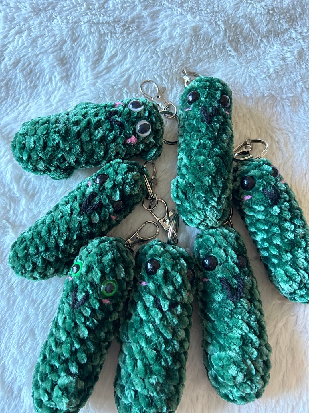 Emotional Pickle Keychain - Etsy
