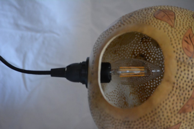 Abat jour original en gourde calebasse - Etsy France