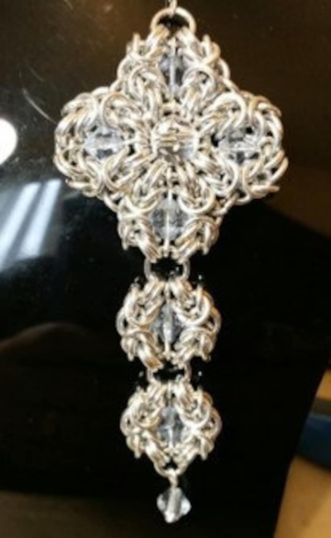 Fancy Cross Chainmaille Tutorial - Etsy