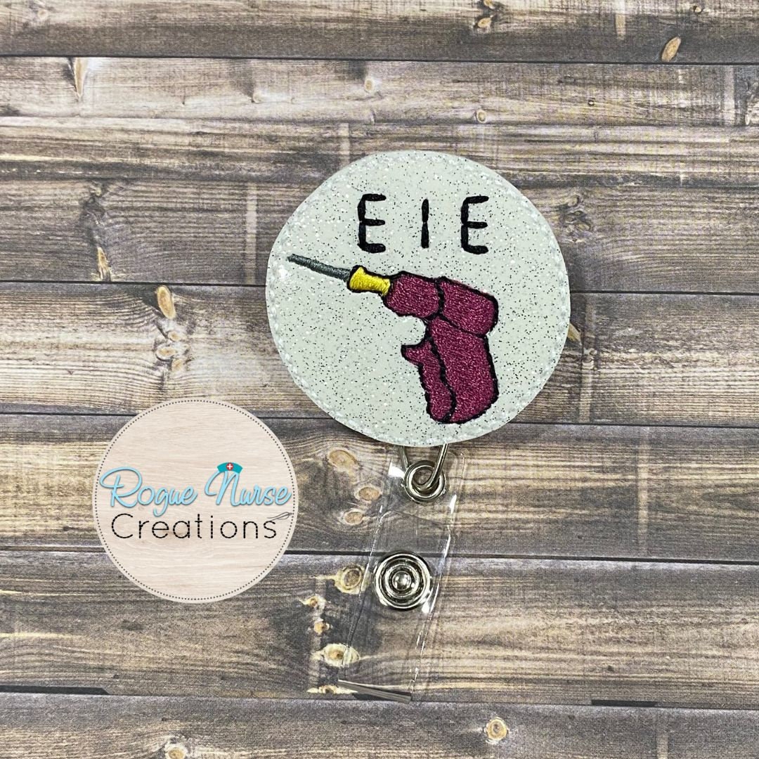 EIEIO Badge Reel, Emergency Department Retractable Badge Reel, IO ...