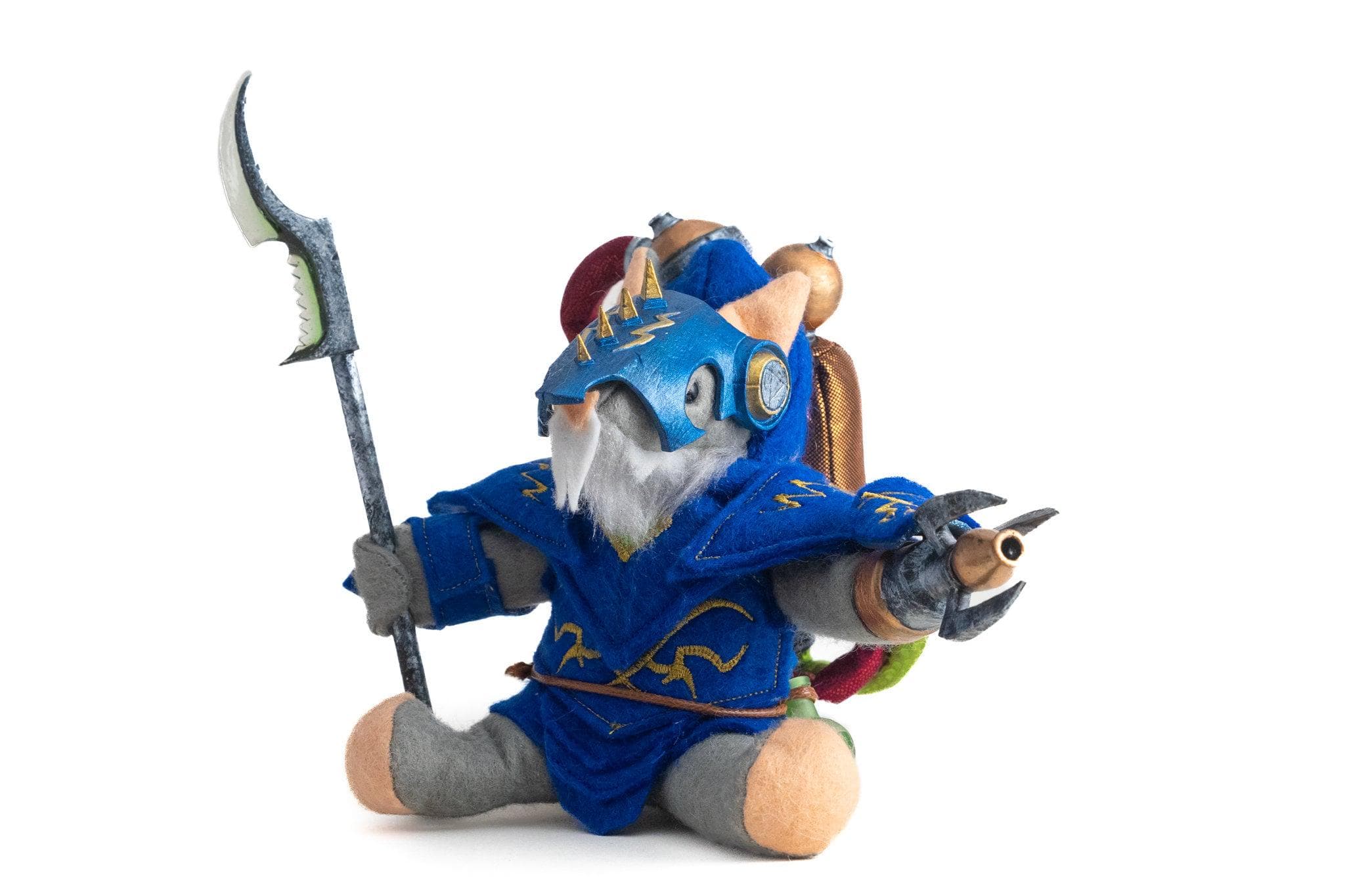 IKIT CLAW - Skaven Lord - Ratmen Plush – Grimdark Handmade Toy ...