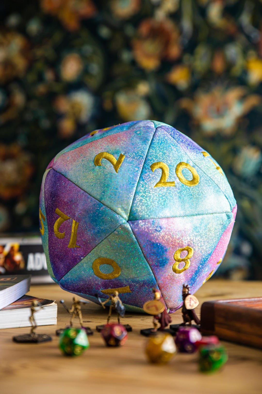 Galaxy Edition - D20 Dice Plush, RPG Accessory, D&D Tabletop Gamer Gift ...