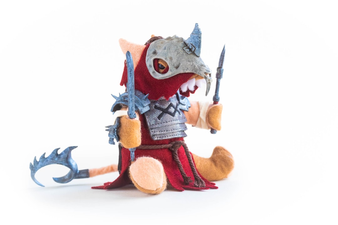 TRETCH CRAVENTAIL - Skavern - 3D - Handmade Felt Plushie - Vermintide ...